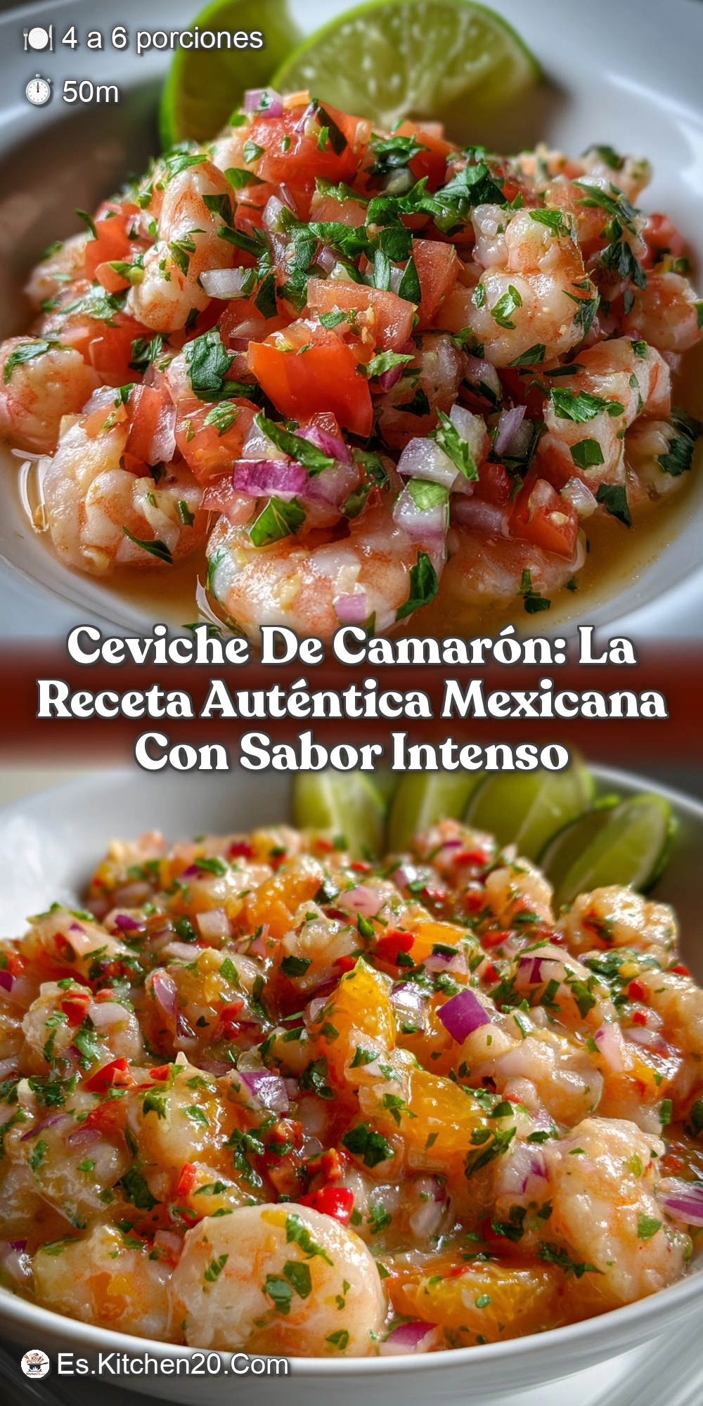 Ceviche de Camarón Receta Auténtica: Frescura Costeña…