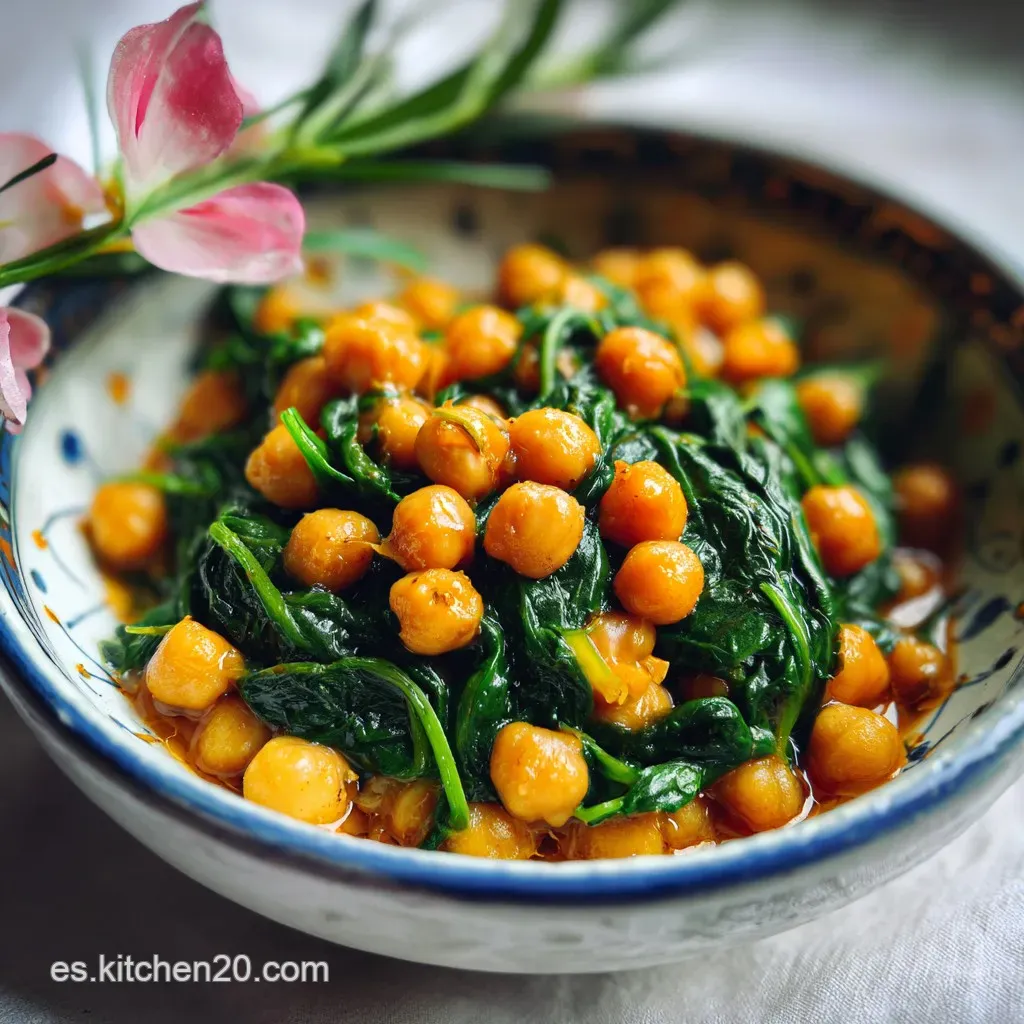 Garbanzos con espinacas Ready in 30 Min - es.kitchen20.com